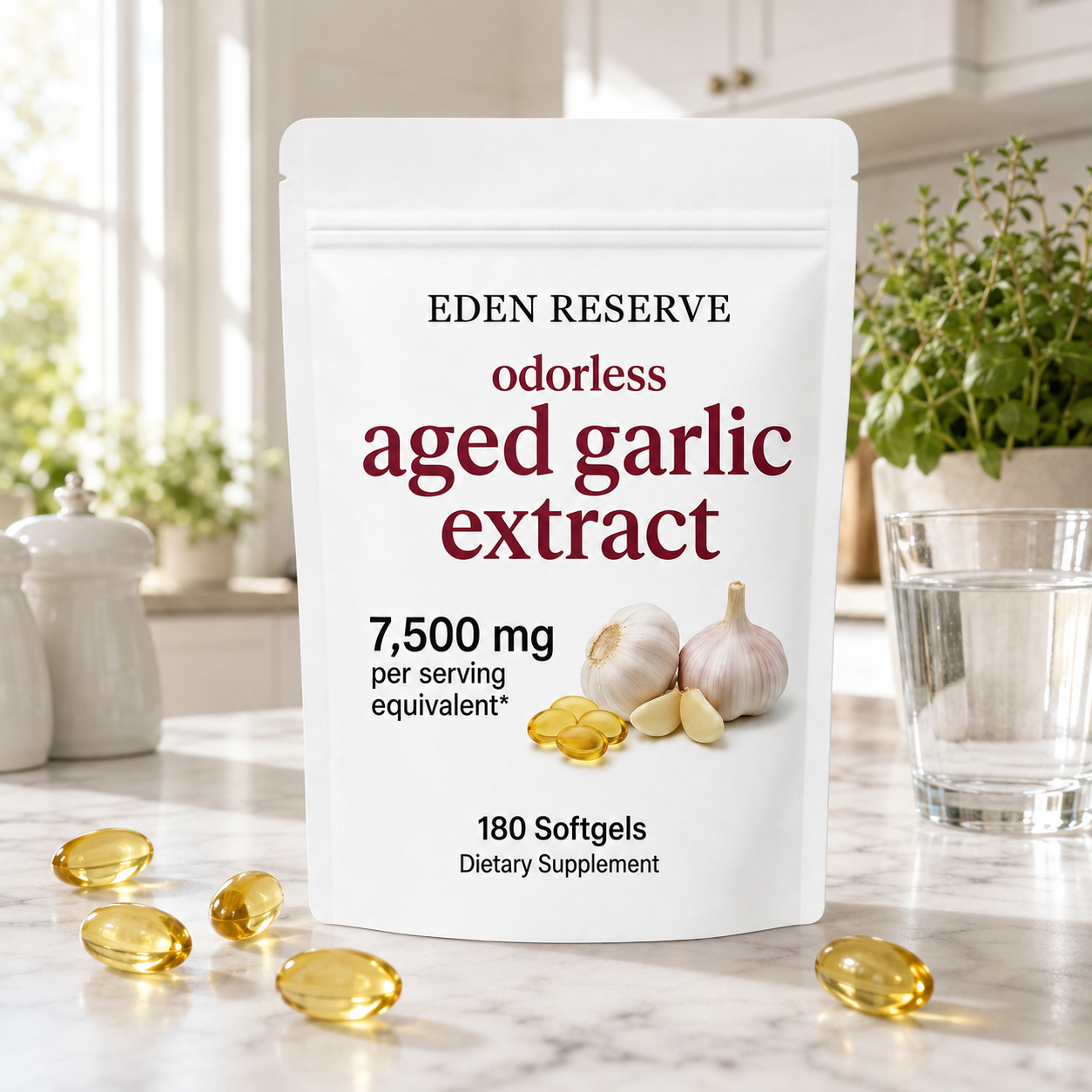 Aged Garlic Extract Softgels – Eden Reserve