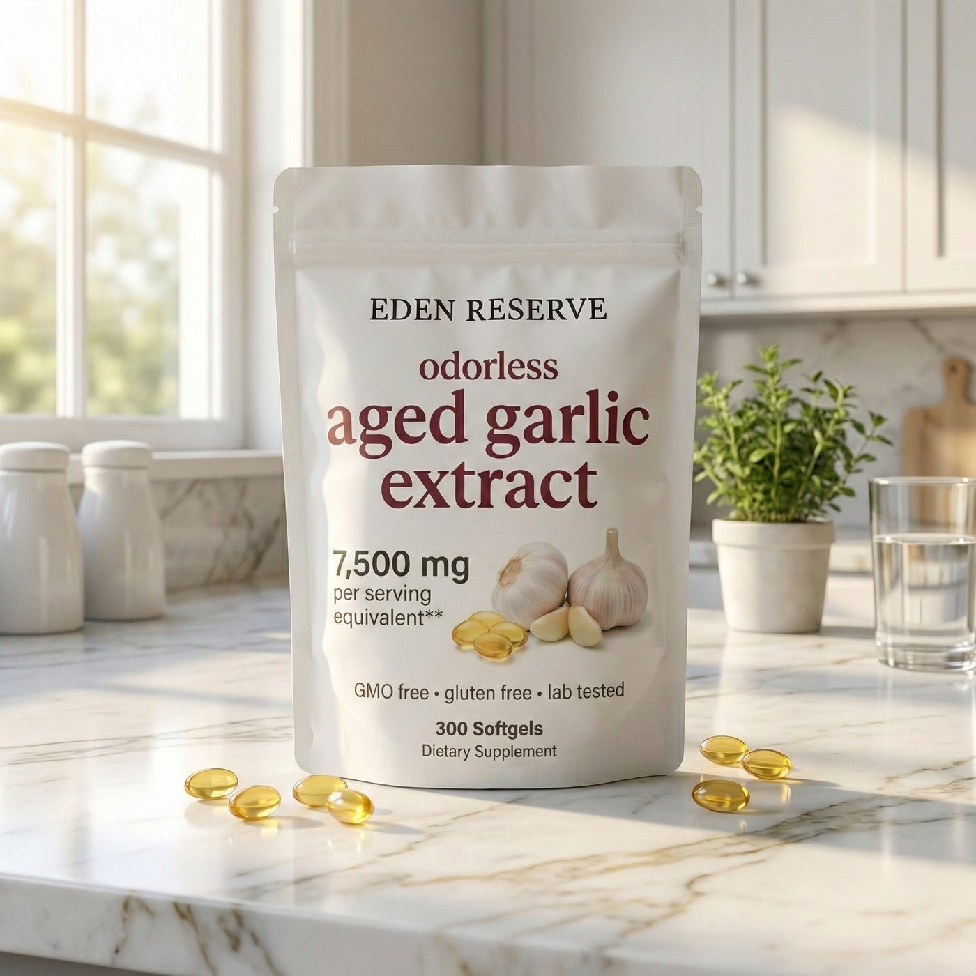 Aged Garlic Extract Softgels – Eden Reserve