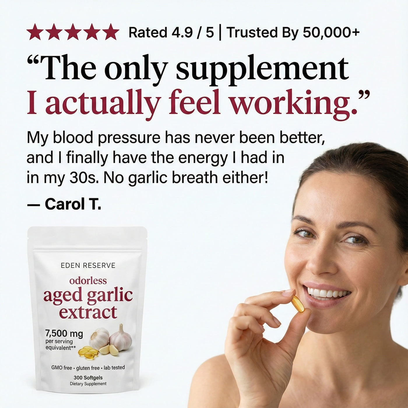 Aged Garlic Extract Softgels – Eden Reserve
